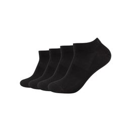Kurzsocken s.Oliver "originals", Damen, Gr. 35-38, schwarz (schwarz schwarz), Materialmix, bestickt, unifarben, Socken Kurzsocken, mit verst&auml;rkten Belastungszonen