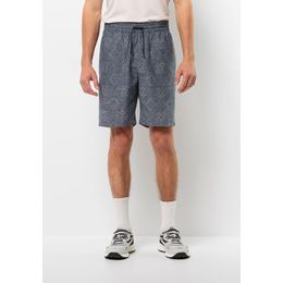 Shorts Jack Wolfskin "KARANA SHORTS M", Herren, Gr. XXL (58), Normalgr&ouml;&szlig;en, blau (night, blau), OBERSTOFF: 55% HANF, 45% BAUMWOLLE. Futter: 65% POLYESTER, 35% BAUMWOLLE, Hosen Shorts