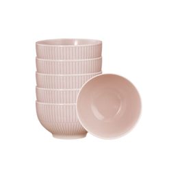 Tasse Seltmann Weiden "Cappuccinoschalen Amina 400 ml 6er Set", rosa (ros&eacute;), 6 tlg., Porzellan, Trinkgef&auml;&szlig;e, Tasse