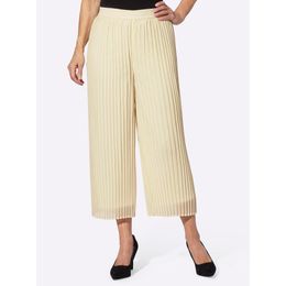 Schlupfhose Classic Basics, Damen, Gr. 48, Normalgr&ouml;&szlig;en, beige (champagner), 100% Polyester, unifarben, 7/8-L&auml;nge, Hosen Schlupfhose