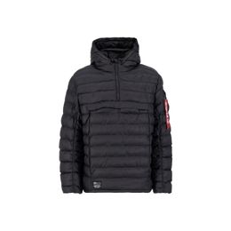 Anorak Alpha Industries "Puffer Anorak", Herren, Gr. S, schwarz, Obermaterial: 100% Polyester; Futter: 100% Polyester; F&uuml;llung: 100% Polyester, Jacken Anorak