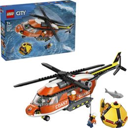 Konstruktionsspielsteine Lego "Hubschrauber der K&uuml;stenwache (60503), Lego City", bunt, Spielbausteine, Kinder, Kunststoff, Konstruktionsspielsteine, Made in Europe