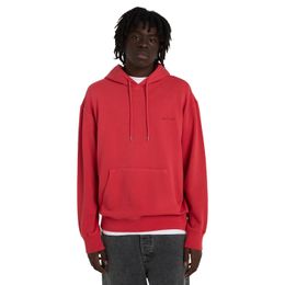 Kapuzensweatshirt Element "Lowcase Pigment", Herren, Gr. L, cardinal, Obermaterial: 50% Walkfrottier, 30% Walkfrottier, 20% Microfaser;, Sweatshirts Kapuzensweatshirt