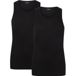 Unterhemd Camano "comfort", Herren, Gr. L, N-Gr, schwarz, Obermaterial: 100% Baumwolle, eng, tiefer Rundhals, Unterhemden Unterhemd, mit tiefem Rundhals, Topseller