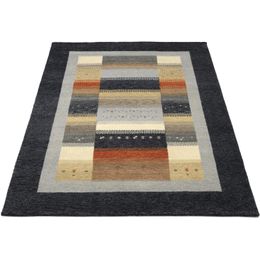 Wollteppich OCI DIE TEPPICHMARKE "INTENSE SONA", bunt (grau, multi), B:250cm H:12mm L:350cm, Schurwolle, Teppiche, Wollteppich, handgekn&uuml;pft, reine Schurwolle, fu&szlig;warm, Wohnzimmer