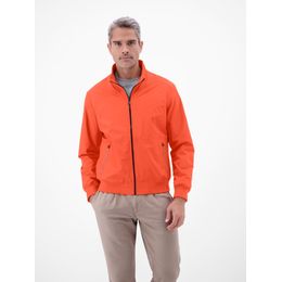 Blouson Lerros, Herren, Gr. L, vivid rot, Web, Obermaterial: 100% Polyester, unifarben, bequem h&uuml;ftbedeckend, Rundhals, Flachstrickb&uuml;ndchen, Jacken Blouson, mit Stehkragen und Rei&szlig;verschluss