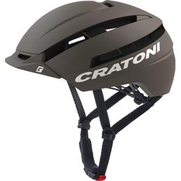 Fahrradhelm Cratoni "C-Loom 2.0" Gr. 58, braun (wei&szlig;, neutral), Helme, 58/61, Fahrradhelm