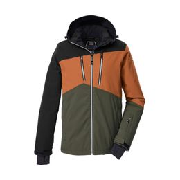 Skijacke Killtec "KSW 306 MN SKI JCKT", Herren, Gr. S, blau (nachtblau), Obermaterial: 100% Polyester;Futter: 100% Polyester;F&uuml;llung: 100% Polyester, Jacken Skijacke, Trendiges Design, wasserdicht, atmungsaktiv