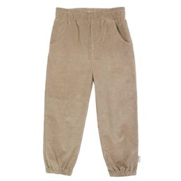 Cordhose MaxiMo, M&auml;dchen, Gr. 122/128, N-Gr, beige (nomad), Cord, Obermaterial: 97% Baumwolle, 3% Elasthan, unifarben, normal lang, Hosen Cordhose, Stretch-Cord, Gummizug am Bund und Beinabschl&uuml;ssen, Seitentaschen