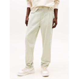 Stoffhose Tommy Jeans "TJM ISAAC LIGHT CORD PANTS", Herren, Gr. 32, L&auml;nge 32, gr&uuml;n (misty sage), Cord, Obermaterial: 100% Baumwolle, unifarben, regular fit lang, Hosen Stoffhose, Mit G&uuml;rtelschlaufen