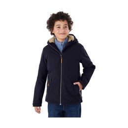 Funktionsjacke Killtec "KOW 377 BYS JCKT", Jungen, Gr. 176, blau (navy), Obermaterial: 88% Polyester, 12% Baumwolle;Futter: 100% Polyester;F&uuml;llung: 100% Polyester, Jacken Funktionsjacke, Wasserdichte Funktionsjacke mit Kapuze, warmem Futter und Kinnschutz