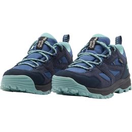 Wanderschuh Jack Wolfskin "VOJO TOUR TEXAPORE LOW K", Jungen, Gr. 40, blau (night blau), Synthetik, Textil, Schuhe Wanderschuh, wasserdicht, Trekkingschuh