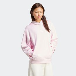 Kapuzensweatshirt adidas Sportswear "W ALL SZN FT HD", Damen, Gr. XS, pink (clpink), Obermaterial: 100% Baumwolle, Sweatshirts Kapuzensweatshirt