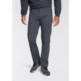 MAN'S WORLD 5-Pocket-Hose MAN'S WORLD, Herren, Gr. 68, N + U Gr, grau (grau, blau), Obermaterial: 98% Baumwolle, 2% Elasthan, unifarben, comfort fit lang, Hosen 5-Pocket-Hose, Stretchhose mit Dehnbund, Topseller