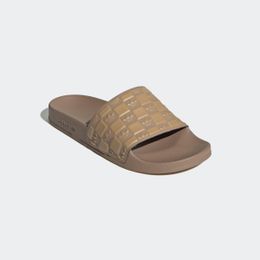 Badesandale adidas originals "ADILETTE", Herren, Gr. 44,5, beige (cardboard, golden beige, cardboard), Synthetik, Schuhe Badesandale, Badelatschen