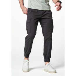 Cargohose AUTHENTIC LE JOGGER, Herren, Gr. 38, N-Gr, schwarz, Web, Obermaterial: 97% Baumwolle, 3% Elasthan, unifarben, regular fit lang, Hosen Cargohose, mit normaler Bundh&ouml;he aus elastischer Baumwoll-Qualit&auml;t, Topseller