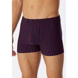 Boxershorts Schiesser "95/5 Essentials", Herren, Gr. 8, rot (500, rot), Single Jersey, Obermaterial: 95% Baumwolle, 5% Elasthan, k&ouml;rpernah, Unterhosen Boxershorts, ohne Eingriff, weich, formstabil