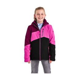 Skijacke Killtec "KSW 166 GRLS SKI JCKT", M&auml;dchen, Gr. 116, lila (himbeere), Obermaterial: 100% Polyester;Futter: 100% Polyester;F&uuml;llung: 100% Polyester, Jacken Skijacke, Atmungsaktive, wasser- und winddichte Skijacke mit abnehmbarer Kapuze