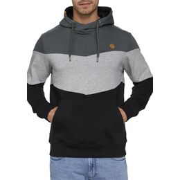 Kapuzensweatshirt INDICODE "INMarcus", Herren, Gr. XL, gr&uuml;n (urban gr&uuml;n), Sweatware, Obermaterial: 60% Baumwolle, 40% Polyester, regular fit normal, Rundhals, Rippb&uuml;ndchen, Sweatshirts Kapuzensweatshirt