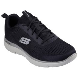 Sneaker Skechers "SUMMITS-TORRE", Herren, Gr. 47,5, schwarz (schwarz, taupe), Textil, Schuhe Sneaker, Freizeitschuh, Trainingsschuh, Schn&uuml;rschuh mit Memory Foam