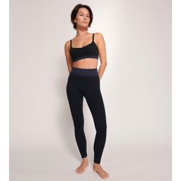 Leggings Sloggi "EVER Infused Aloe", Damen, Gr. XS, N-Gr, schwarz, Single Jersey, Obermaterial: 55% Polyamid, 35% Polyethylen, 10% Elasthan, eng kn&ouml;chellang, Hosen Leggings, Single Jersey, kn&ouml;chellang, super weich
