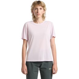 Funktionsshirt Jack Wolfskin "VONNAN S/S T W", Damen, Gr. M, lila (pale lavenda), Obermaterial: 100% Polyester, Shirts Funktionsshirt