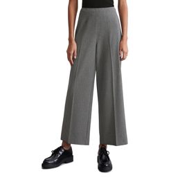 Marc O'Polo Culotte MARC O'POLO "culotte style", Damen, Gr. 36, N-Gr, bunt (multi), Web, Obermaterial: 62% Polyester, 34% Viskose, 4% Elasthan, unifarben, kn&ouml;chellang, Hosen Culotte, mti angeschnittenem Bund, seitlicher Rei&szlig;verschluss, EIngrifftaschen