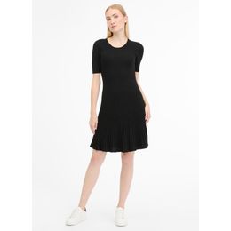 Sommerkleid Ragwear "DALLY", Damen, Gr. L (40), N-Gr, schwarz, Jersey, Obermaterial: 48% Viskose, 32% Baumwolle, 20% Nylon, unifarben, kniefrei, Rundhals, Kleider Sommerkleid