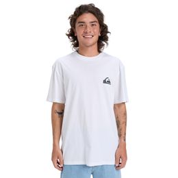 T-Shirt Quiksilver "Ev Mini Logo", Herren, Gr. S, wei&szlig;, Obermaterial: 70% Walkfrottier, 30% Walkfrottier;, Shirts T-Shirt
