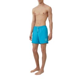 Strandshorts s.Oliver, Herren, Gr. 3XL, N-Gr, gr&uuml;n (petrol), Obermaterial: 100% Polyester, bedruckt, regular fit ca. Mitte Oberschenkel, Hosen Strandshorts, Sommerhose mit elastischem Bund