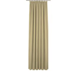 Vorhang WIRTH "Westport" Gr. 1, beige, B:132cm H:145cm, Jacquard, Polyester, Gardinen, Vorhang