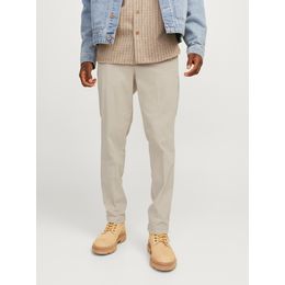 Jack & Jones Cordhose JACK & JONES "JPSTACE JJCORDUROY CHINO SN", Herren, Gr. 28, L&auml;nge 32, gelb (moonbeam), Web, Obermaterial: 98% Baumwolle, 2% Elasthan, unifarben, regular fit normal, Hosen Cordhose