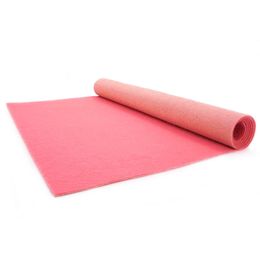 L&auml;ufer "PODIUM", rosa (altrosa), B:100cm H:2,6mm L:2.300cm, Polypropylen (PP), PRIMAFLOR-IDEEN IN TEXTIL, Teppiche, L&auml;ufer, Breite 100 cm, robuster Nadelfilz, Uni-Farben