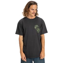 T-Shirt DC Shoes "High Rollin", Herren, Gr. M, schwarz, Obermaterial: 75% Walkfrottier, 25% Walkfrottier;, Shirts T-Shirt