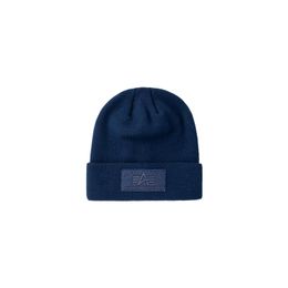 Skim&uuml;tze Alpha Industries "Velcro Beanie", Herren, Gr. onesize, blau (ultra navy), Obermaterial: 100% Polyacryl, M&uuml;tzen Skim&uuml;tze