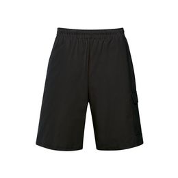 Jerseyhose TRIGEMA "TRIGEMA Cargo-Bermuda aus 100% Baumwolle", Damen, Gr. XL, US-Gr&ouml;&szlig;en, schwarz, Web, 100% Baumwolle, Hosen Jerseyhose