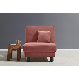 ell+ell Sessel ELL + ELL "Enny", rot, B:85cm H:90cm T:100cm, 100% Polyester, Sessel, Sessel