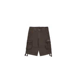 Shorts Alpha Industries "Jet Short", Herren, Gr. 38, Normalgr&ouml;&szlig;en, grau (grauschwarz), Obermaterial: 100% Baumwolle, Hosen Shorts