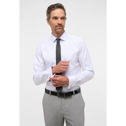 Langarmhemd Eterna "SLIM FIT", Damen, Gr. 42, Normalgr&ouml;&szlig;en, wei&szlig;, Twill, 100% Baumwolle, schmal, Umschlagmanschette, Hemden Langarmhemd, NON IRON (b&uuml;gelfrei)