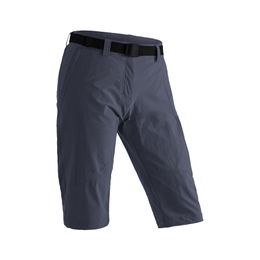 Caprihose Maier Sports "Kluane", Damen, Gr. 26, Kurzgr&ouml;&szlig;en, grau, 90% Polyamid, 10% Elasthan, Hosen Caprihose, Damen Shorts, kurze Wanderhose, Outdoorhose mit 2 Taschen, Regular Fit