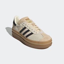 Sneaker adidas originals "GAZELLE BOLD", Damen, Gr. 36, cream wei&szlig;, core schwarz, sand strata, Leder, Schuhe Sneaker, Topseller