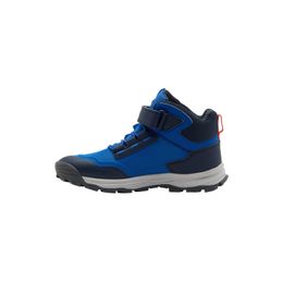 Wanderschuh Jack Wolfskin "CYROX TEXAPORE MID K", Jungen, Gr. UK10-EU28, Normalschaft, blau (crisp, cobalt), Hauptmaterial: Synthetic. .Second Material: Textile. Futter: Texapore Core .Sole: Rubber / EVA. 100% Rubber/ EVA, Schuhe Wanderschuh