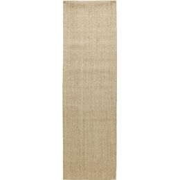 Teppich HEINE HOME Gr. 3, beige (ecru), B:130cm H:10mm L:190cm, Gummi, Sisal, Teppiche, Teppich