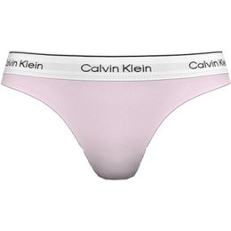 Tanga "THONG", Damen, Gr. S (36), cradle pink, Webqualit&auml;t, Obermaterial: 53% Baumwolle, 35% Modal, 12% Elasthan, Calvin Klein Underwear, k&ouml;rpernah, Unterhosen Tanga, Mit elastischem Bund