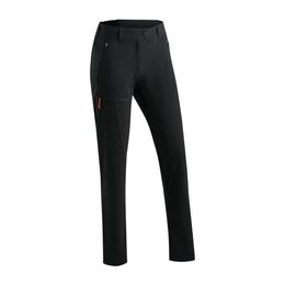 Outdoorhose Maier Sports "Lulaka Loop", Damen, Gr. 38, Normalgr&ouml;&szlig;en, schwarz, 100% Polyester, Hosen Outdoorhose, Damen Wanderhose, atmungsaktive Funktionshose, Regular Fit