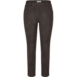 Jeggings KjBRAND "Jenny", Damen, Gr. 50, N-Gr, braun, Jersey, Obermaterial: 57% Polyester, 38% Viskose, 5% Elasthan, figurbetont kn&ouml;chellang, Hosen Jeggings