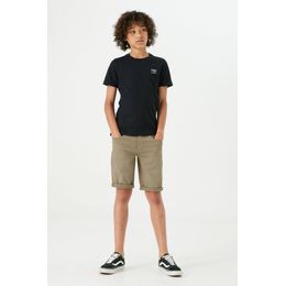 Bermudas Garcia "Lazlo Short", Jungen, Gr. 152, N-Gr, gr&uuml;n (khaki), Obermaterial: 85% Baumwolle, 13% Polyester, 2% Elasthan, knielang, Hosen Bermudas, for BOYS