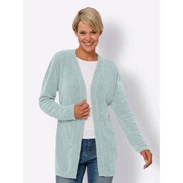Strickjacke Classic Basics, Damen, Gr. 50, gr&uuml;n (kalkmint), 100% Polyester, unifarben, Strickjacken Strickjacke