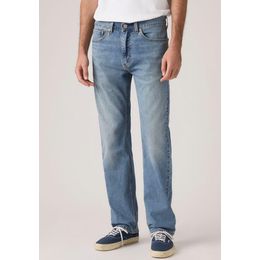 Levi's Straight-Jeans LEVI'S "505", Herren, Gr. 30, L&auml;nge 30, waterfall cool, Denim/Jeans, Obermaterial: 99% Baumwolle, 1% Elasthan, unifarben, regular fit lang, Jeans Straight-Jeans, REGULAR