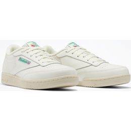 Sneaker Reebok CLASSIC "CLUB C", Herren, Gr. 35, wei&szlig; (chalk, chalk, glegrn), Synthetik, Schuhe Sneaker